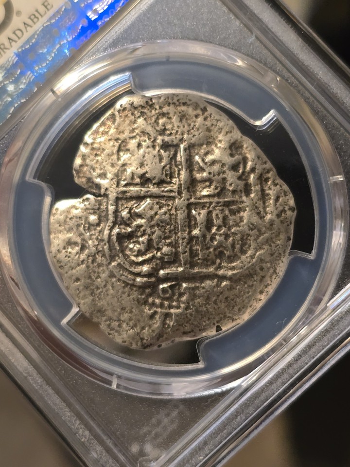 1653 8 Reales Potosi - 1654 Capitana Shipwreck | eBay