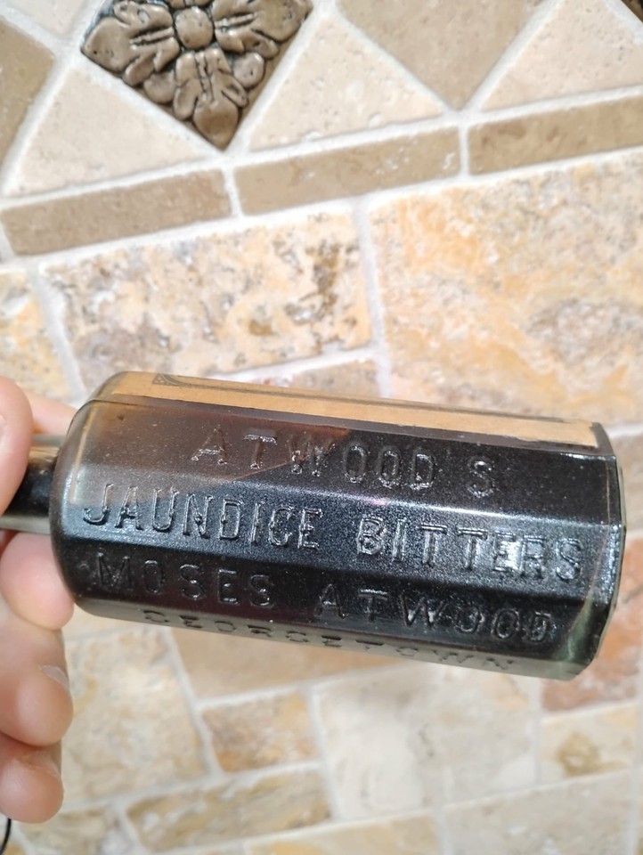 Antique Spanish Flu Period Jaundice Bitters apothecary bottle | eBay