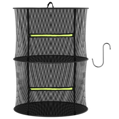 2 Layer Herb Drying Rack Hanging Mesh Net for Seeds Bud Grass | eBay