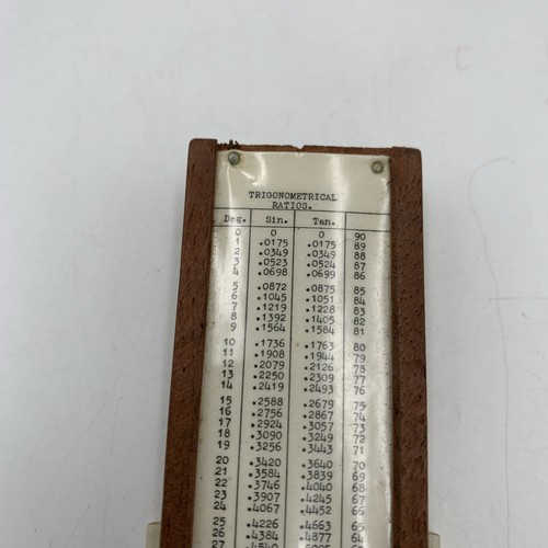 Vintage Unique Log-log Slide Rule 6 inches Long in Damaged Box K12 ...