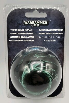 Warhammer 40K Apocalypse Vortex Grenade Template 2013 Games Workshop ...