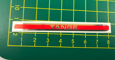 old school bmx decals stickers tange seat clamp RED chrome | eBay Australia