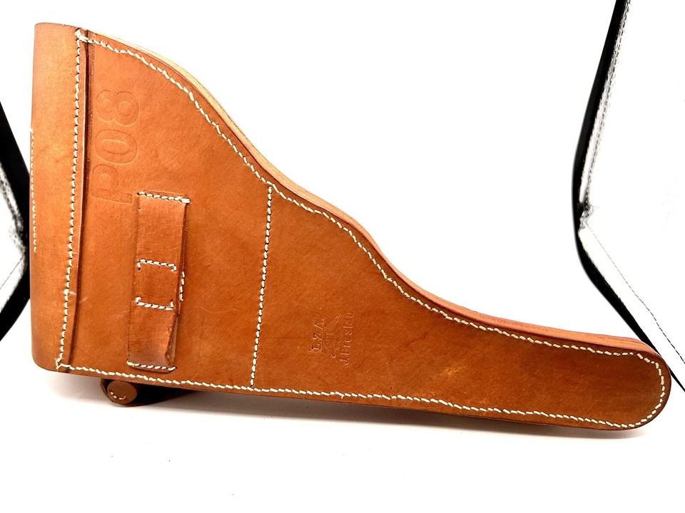 Reproduction WWI German Holster Luger P.08 L.Z.A Date 1918 Julius ...