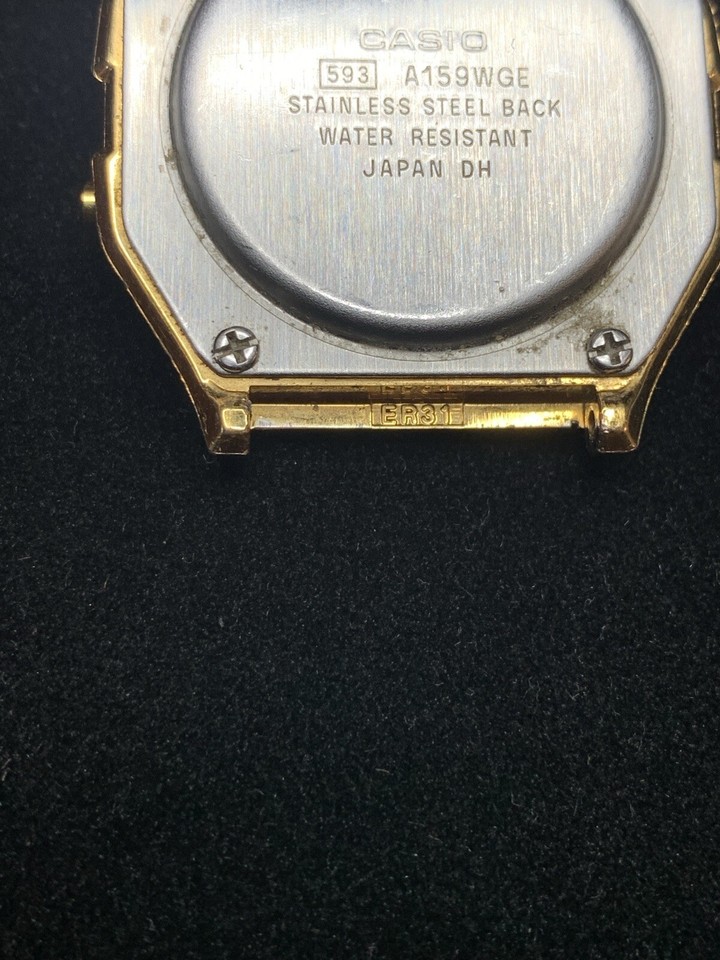 Vintage Casio Alarm Chrono Watch 593 Cal A159WGE | eBay