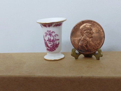 bone china 'Canton' Bell Vase by STOKESAY WARE dollhouse miniature | eBay