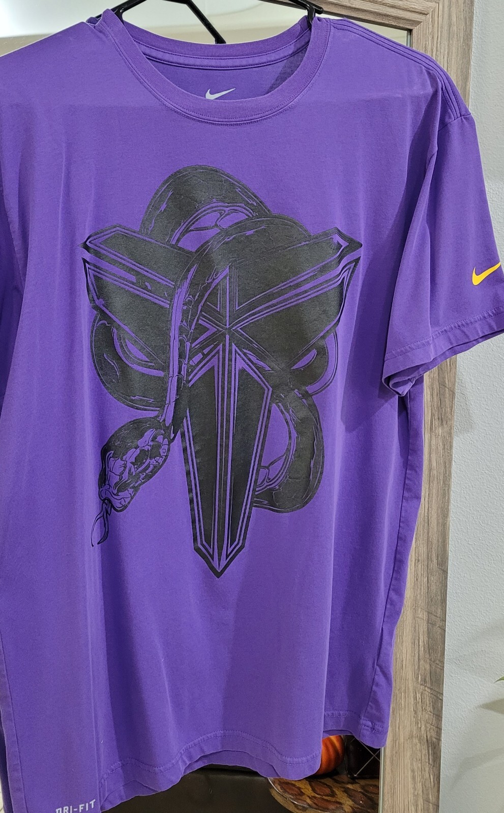 Kobe Bryant Purple Black Mamba Snake Logo Nike Dri-Fi… - Gem