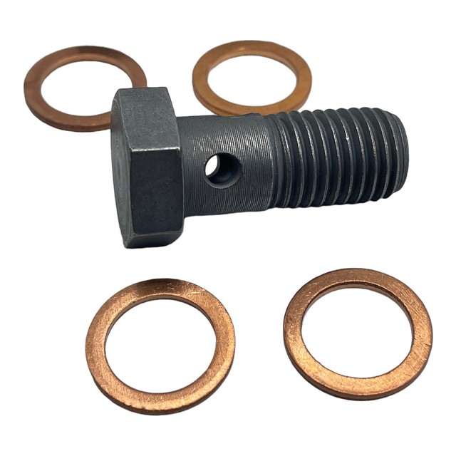 Mini Cooper S R56 BMW Turbo 2x Hollow Bolts 07119905176 4x Washers ...