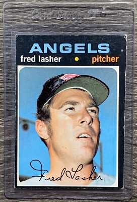 1971 Topps #707 FRED LASHER - California ANGELS Baseball Card VG/VG+ ...