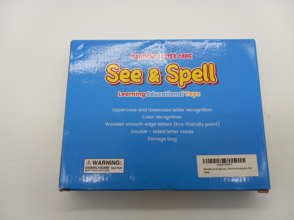 See & Spell Matching Letter Game for 3+ Learning Educational Toys Belleabby | eBay