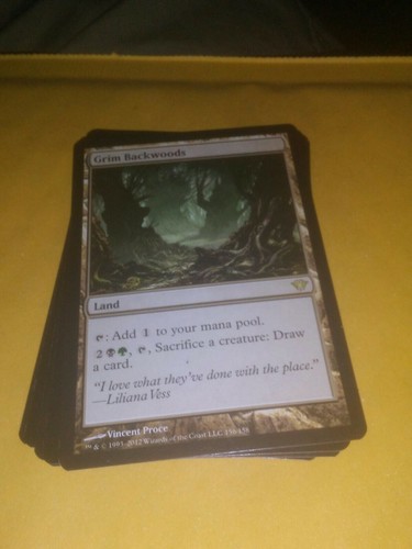 1 x Grim Backwoods - Dark Ascension - MTG Magic the Gathering NP/VLP | eBay