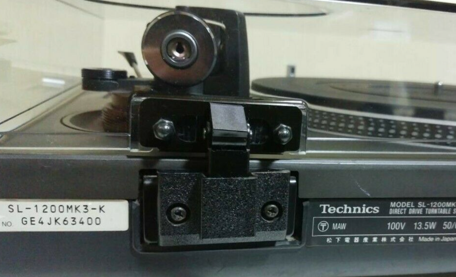 Technics Dust Cover with Hinge for SL-1200 SL-1210 Series Gray Type ...