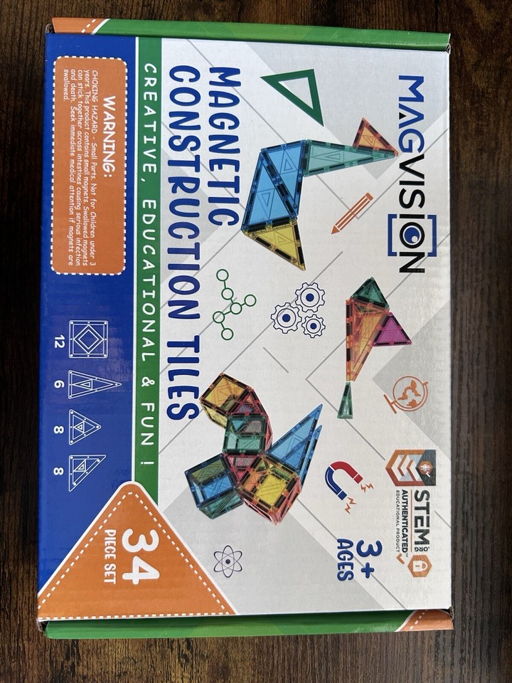 Magvision Magnetic Toy Shapes | eBay