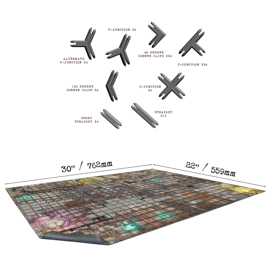 Battle Systems Terrain Scifi Gothic Core Set Modular Card | eBay
