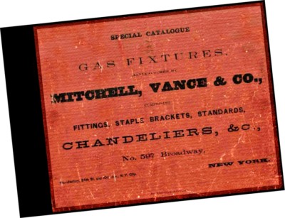 Mitchell Vance Co (1875) CATALOG Gas Lamp Fixtures Fittings Chandeliers ...