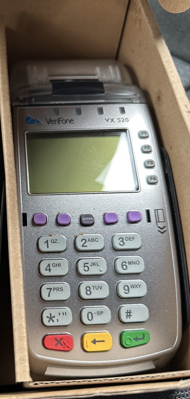VeriFone Vx520 EMV Credit Card Machine *UNLOCKED* #M252-753-03-NAA-3 ...