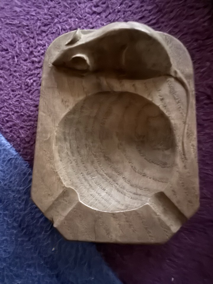 Robert Thompson Vintage Mouseman Oak Ashtray | eBay UK
