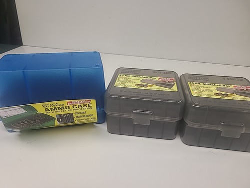 Water-Resistant 25 Round Shotshell Storage Box - Modern Clear Smoke ...