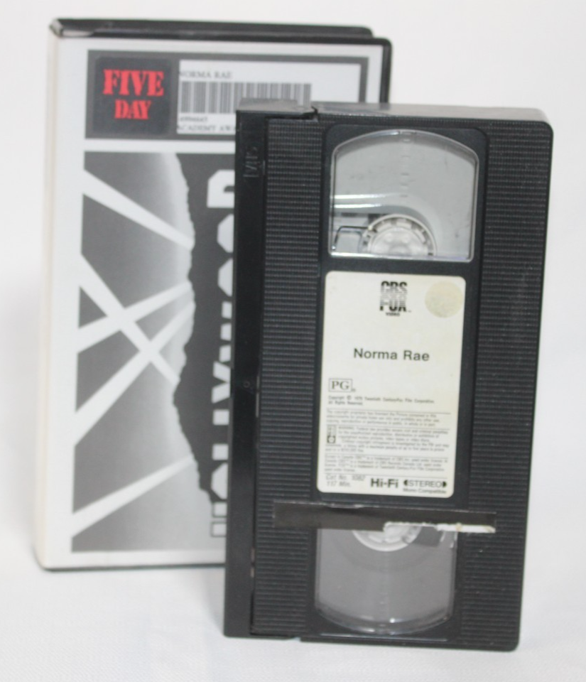 Norma Rae (VHS, 1979) Sally Field – Former Hollywood Video Rental – CBS FOX | eBay