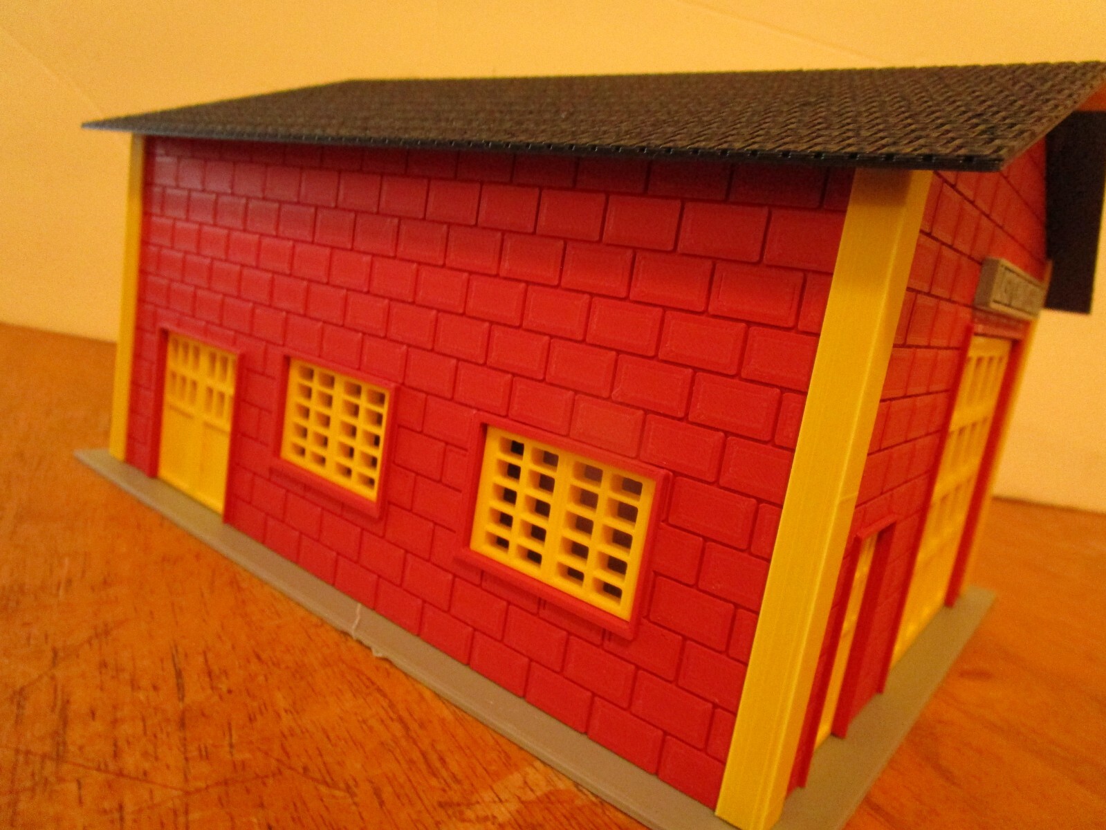O SCALE FIRE STATION, FIREHOUSE "LAST CHANCE FIRE" 1:48 1/48 3D PRINTED ...
