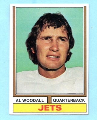 1974 Topps Football #227 Al Woodall -- New York Jets 708 | eBay