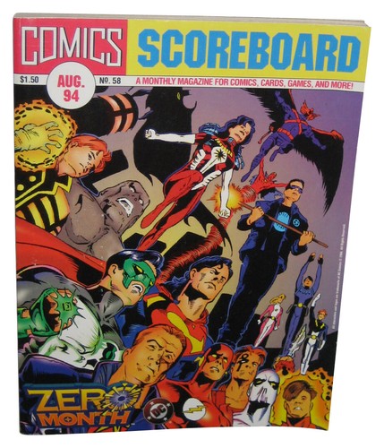 DC Comics Zero Mois Tableau Aug 94th Monthly Revue Livre de Poche No ...