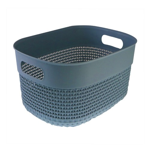 Box Sweden 26.5cm Logan Medium Basket Storage Containers Home Organiser ...