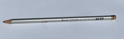 Berol Verithin Silver 753 Silver Colored Pencil Blue Prints Marker New ...