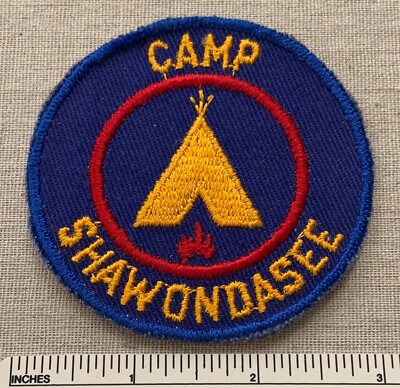 Vintage 1940s CAMP SHAWONDASEE Boy Scout PATCH BSA Uniform Sash Camper ...