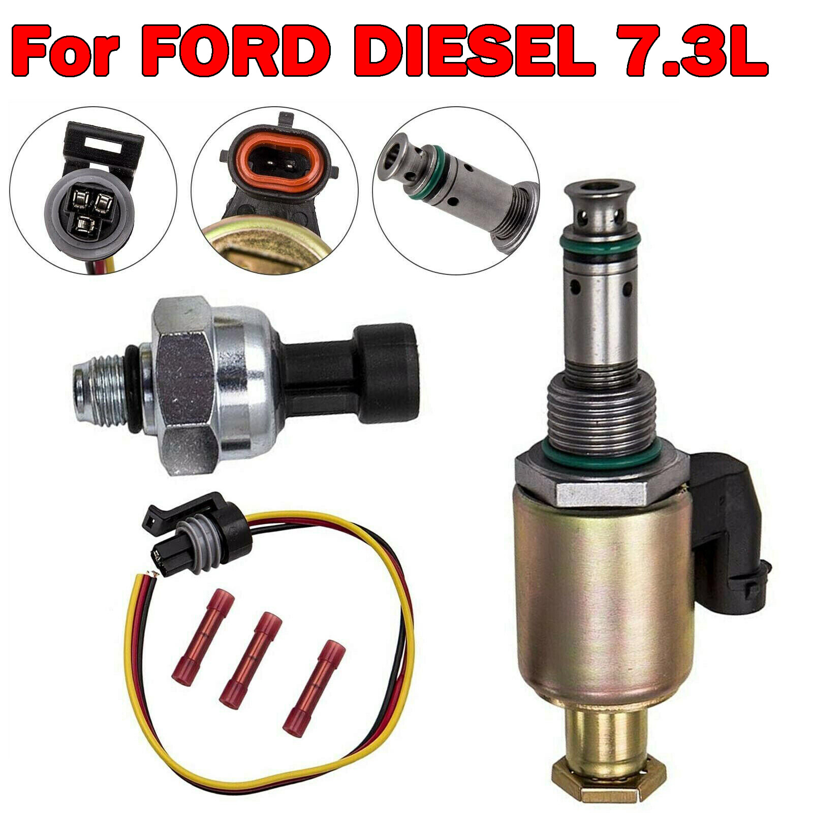 IPR ICP Fuel Injection Pressure Regulator & Sensor For Ford 7.3L ...