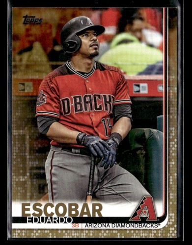 Eduardo Escobar #/2019 - 2019 Topps Gold Parallel SP #570 Arizona ...