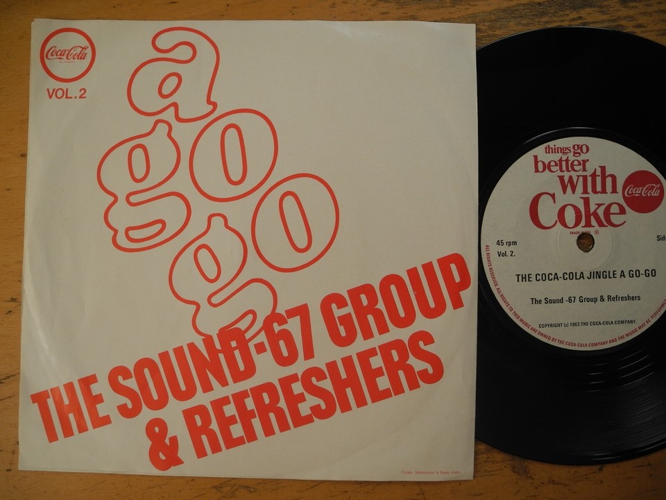 RAY CHARLES / EVERLY BROTHERS Coca-Cola Jingle vol 2 45 7" single 1967 ...