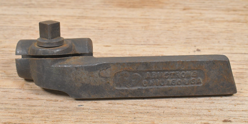 Vtg Armstrong No. 8 Lathe Tool Insert Cutter Bit Holder for Boring Bar ...