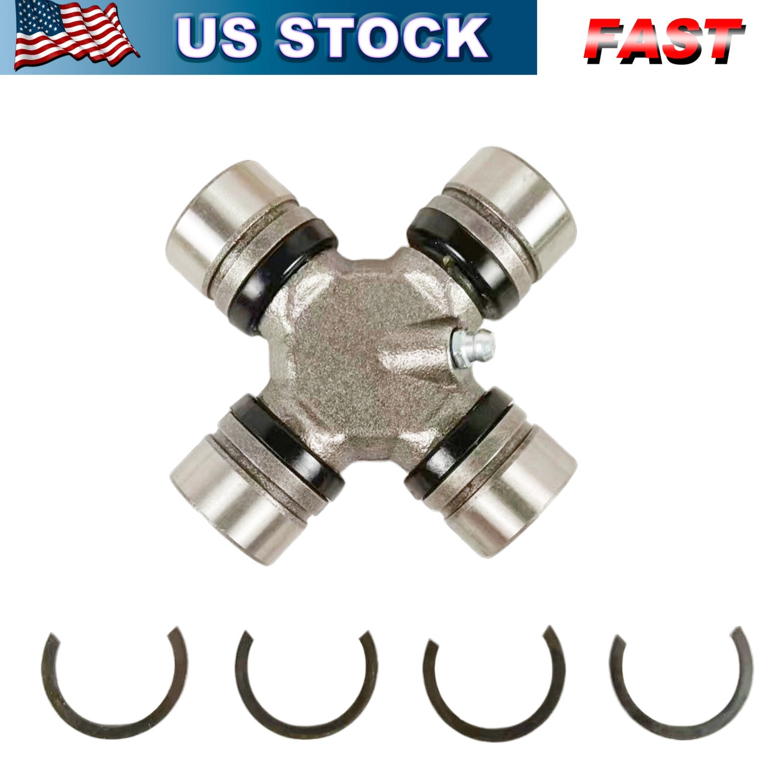 Universal Joint 5-1309X Greaseable U-Joint 7290 Series Inside Snap Ring ...