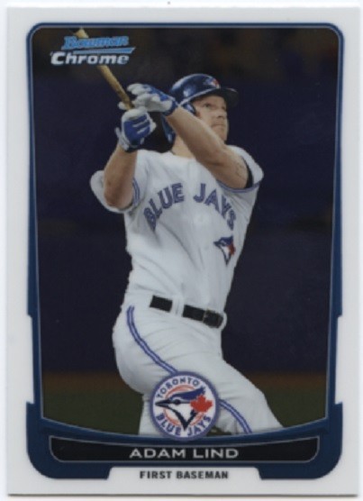 Lot of (155) Adam Lind 2012 Bowman Chrome COLOR Cards - Toronto Blue ...