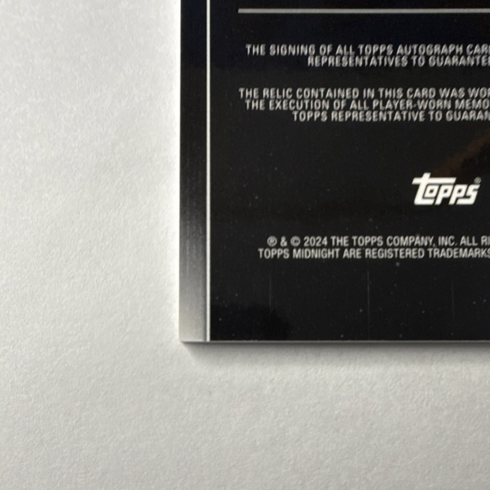 2024 Topps Midnight Caleb Williams #RJA-CW Rookie Jersey Summer ...