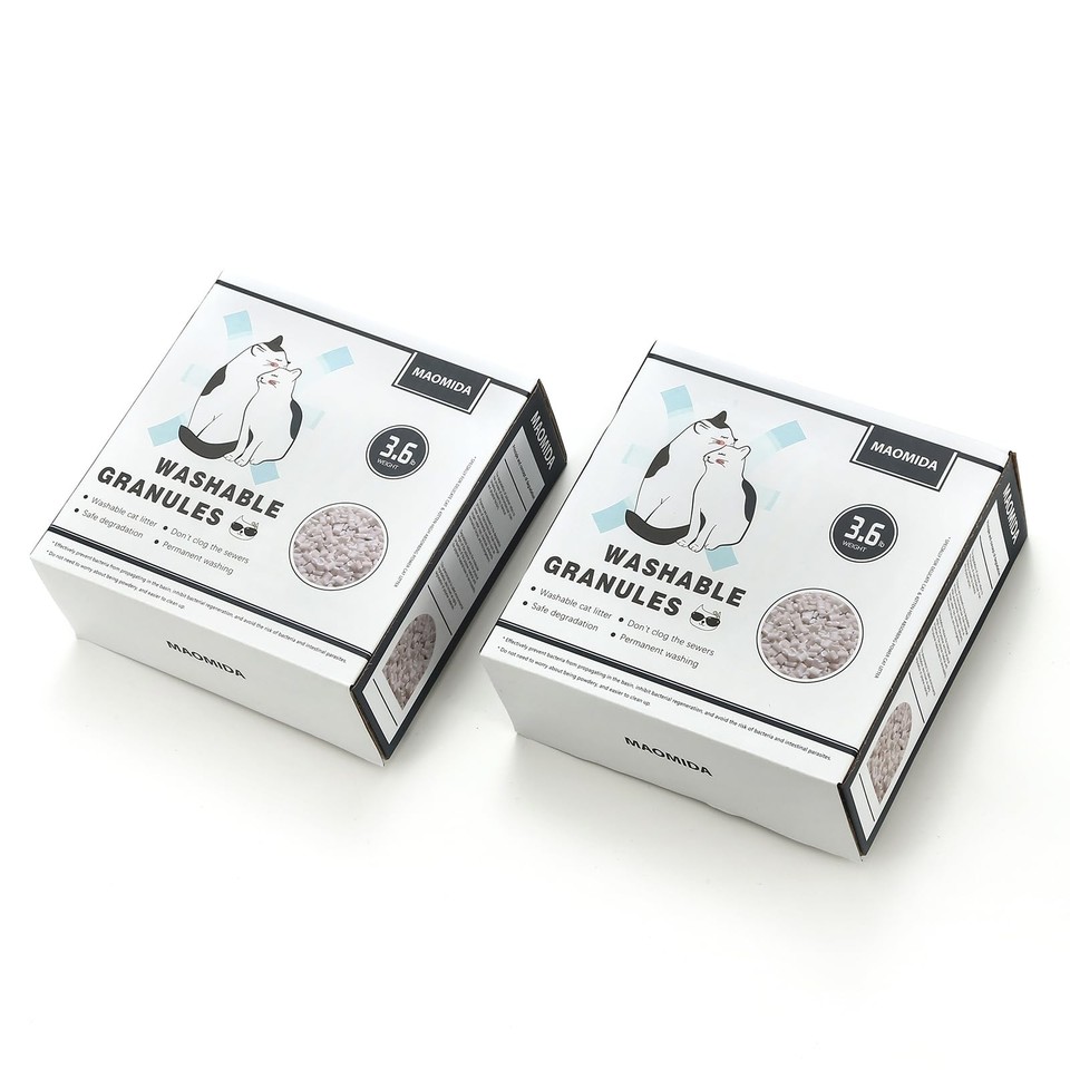 Cat Litter Box Washable Granules Refills. Compatible to Cat Genie ...