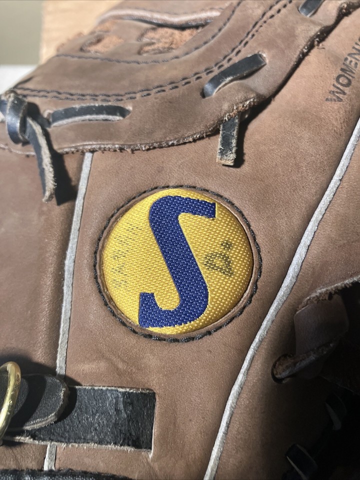SPALDING Supreme 12.5 In WS-10 44-077 Softball Glove Top Grain Leather ...