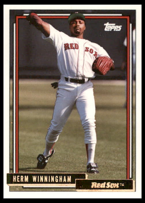 1992 Topps Traded #131T Herm Winningham Boston Red Sox | eBay