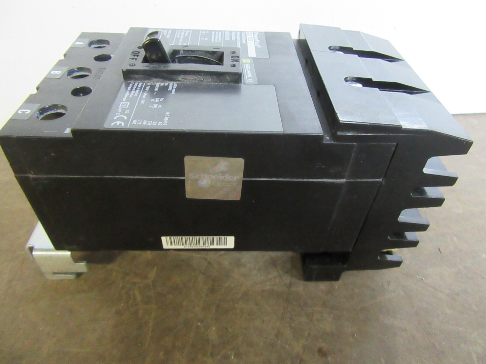 SQUARE D I-LINE BREAKER QDA32125 3-POLE 125 AMP 240 VAC W/ LUGS ...