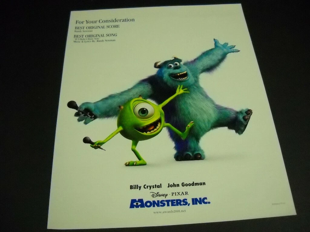 Monsters Inc Poster 2001