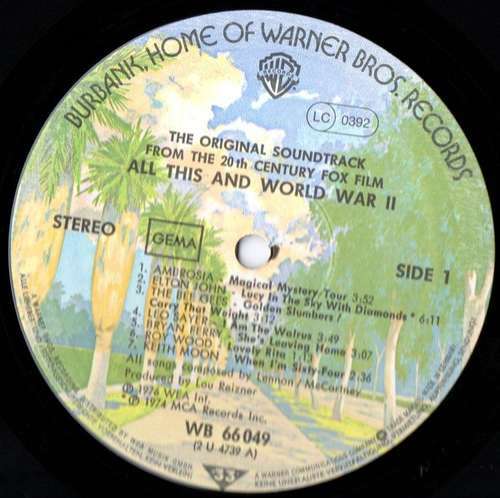 Various - All This And World War II 2xLP Album Vinyl Schallplatte | eBay UK