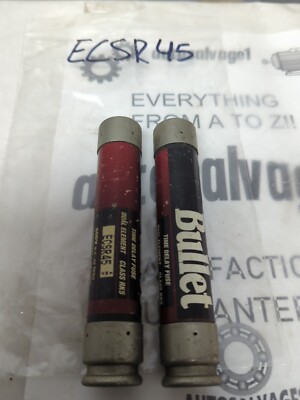 EDISON FUSEGEAR,ECSR45,BULLET 45 AMP FUSE LOT OF 2 NOS | eBay