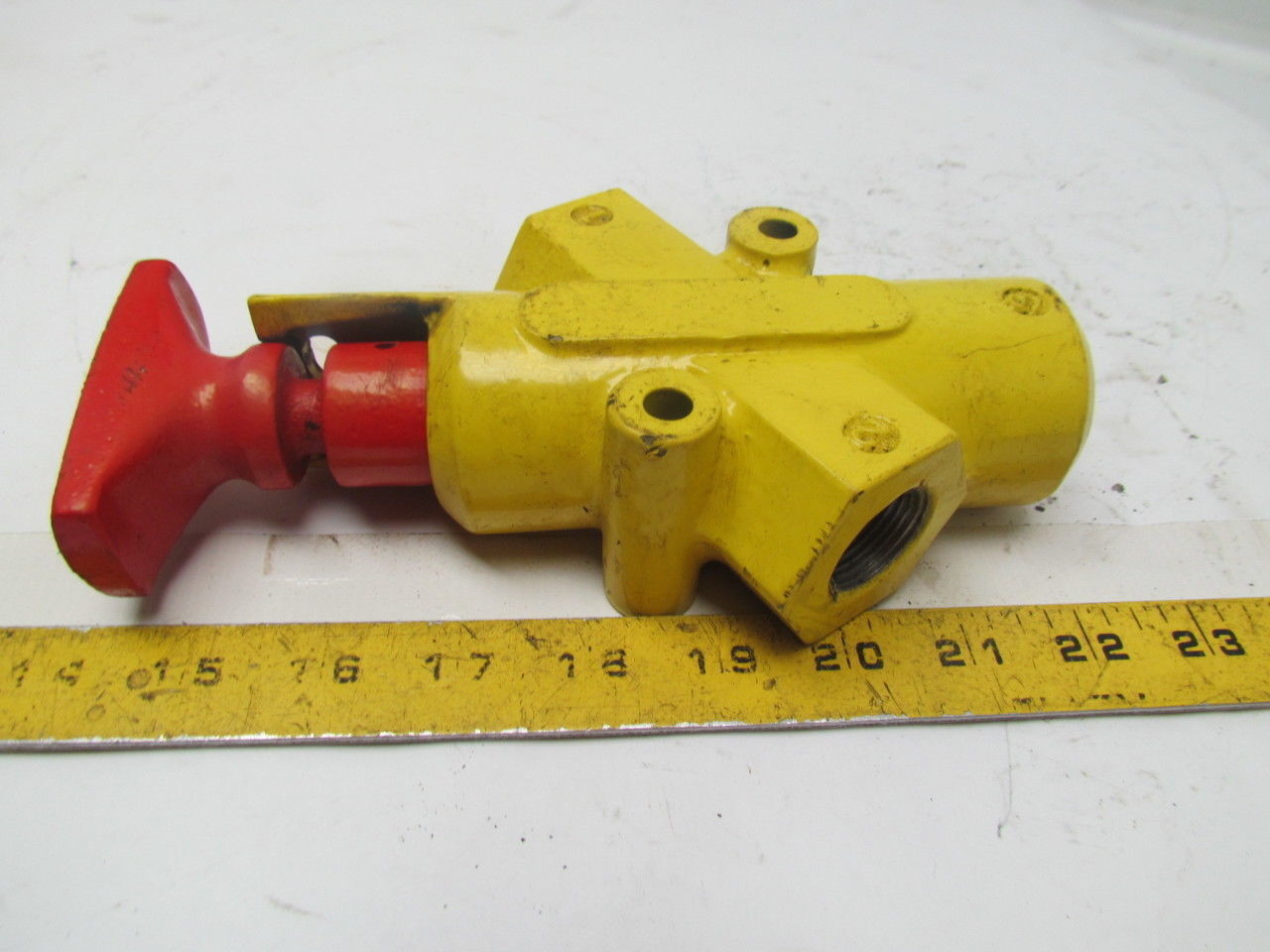 Parker Schrader Bellows LV60A Manual Lock-Out Valve 3/4"NPT 250PSI 1 ...