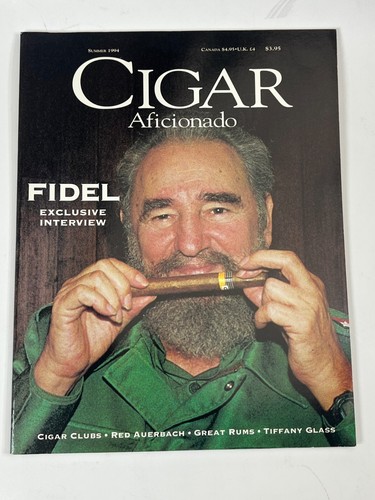 Fidel Castro Cigar Aficionado Magazine Interview Feature Summer 1994 | eBay