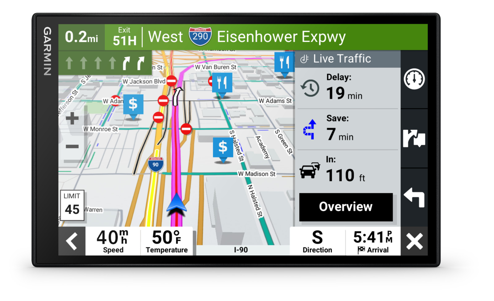 Garmin DriveSmart 86 8-inch Car GPS Navigator with Bright Crisp High-Res Maps