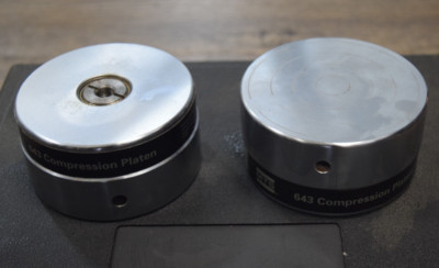 MTS 643 Compression Platen 643.10A Platens 100,000 PSI Fixture Tensile ...