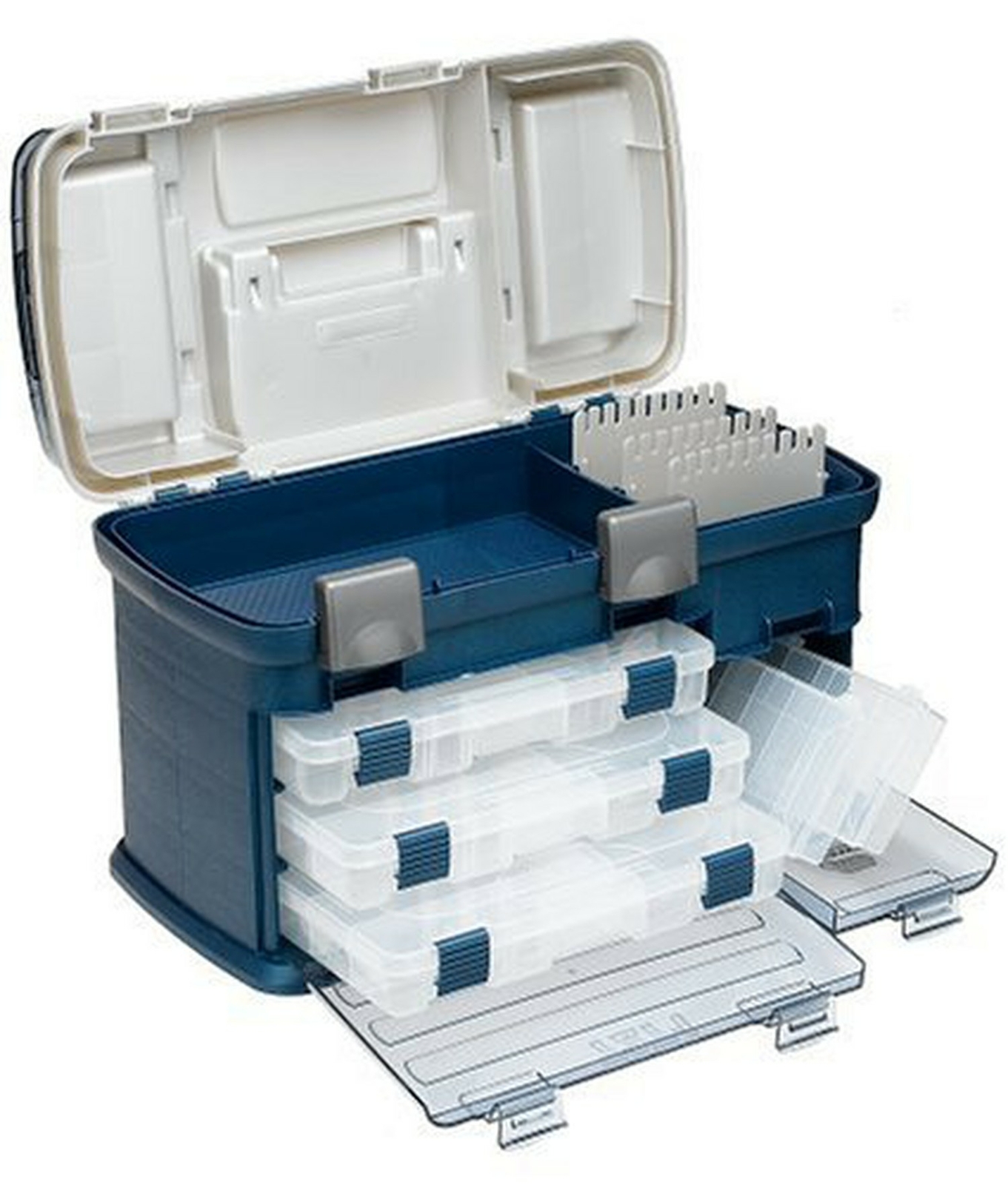 Plano Tackle System Box 7271, Premium Tackle Storage Blue/Silver ...
