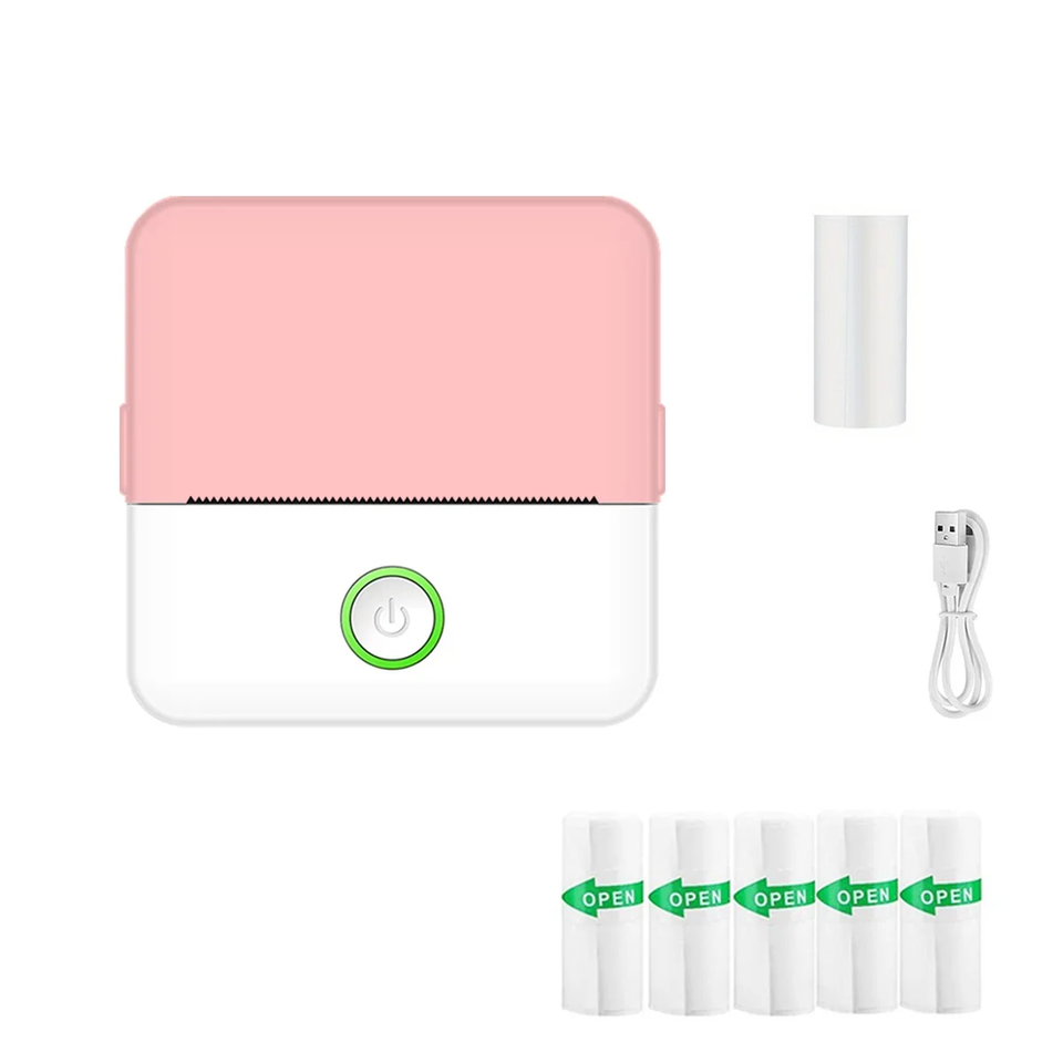 Mini Portable Thermal Printer Wireless Printer with Bluetooth ...