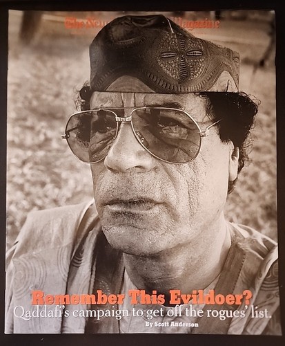 New York Times Magazine Jan 19 2003 Muammar Qaddafi | eBay