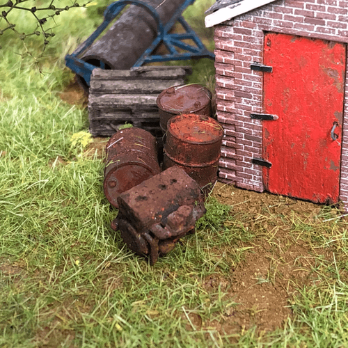 SCRAP 4 CYLINDER ENGINES LASER CUT KIT FOR OO GAUGE 1:76 MODEL RAILWAY ...